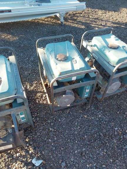 Inoperable Qty 3 Makita Portable Generators - J&J Auctioneers LLC