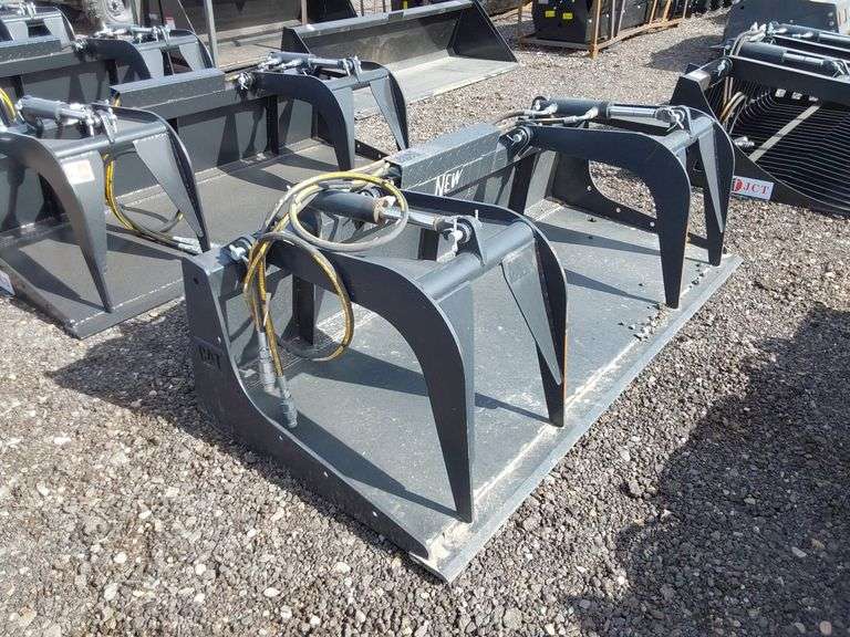 CAT Skid Steer Grapple Bucket Attachment - J&J Auctioneers LLC