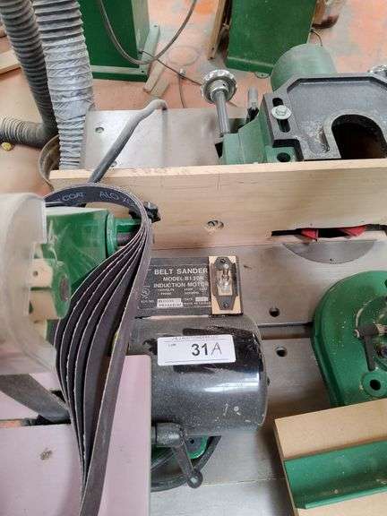 Woodtek model B130R belt sander - J&J Auctioneers LLC