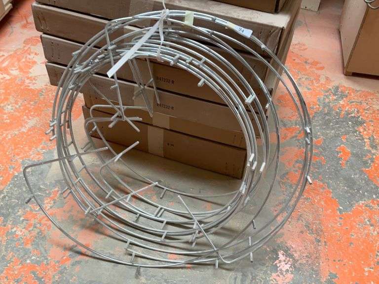 Various shapes/ sizes of Chrome Fencing Rail - J&J Auctioneers LLC