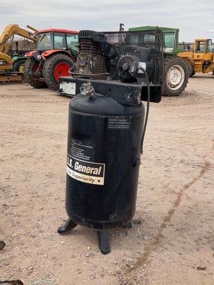 US General US580V air compressor - J&J Auctioneers LLC