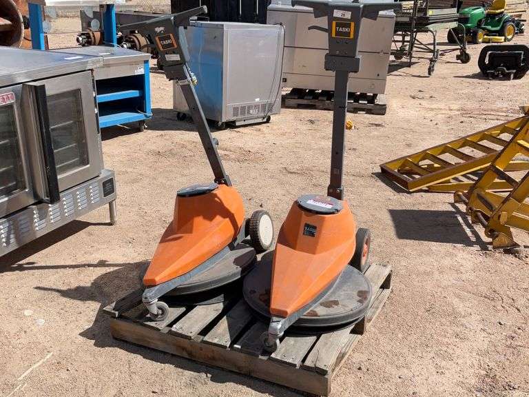 QTY 2 TASKI floor polishers - J&J Auctioneers LLC