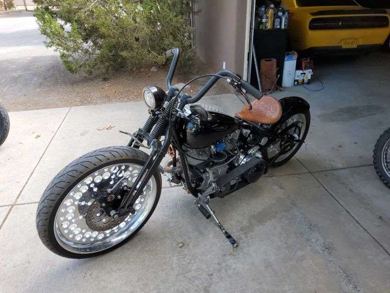 1967 Harley Davidson Shovel Head Custom Hardtail Motorcycle - J&J ...