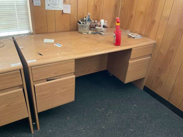2 Drawer Desk - J&J Auctioneers LLC