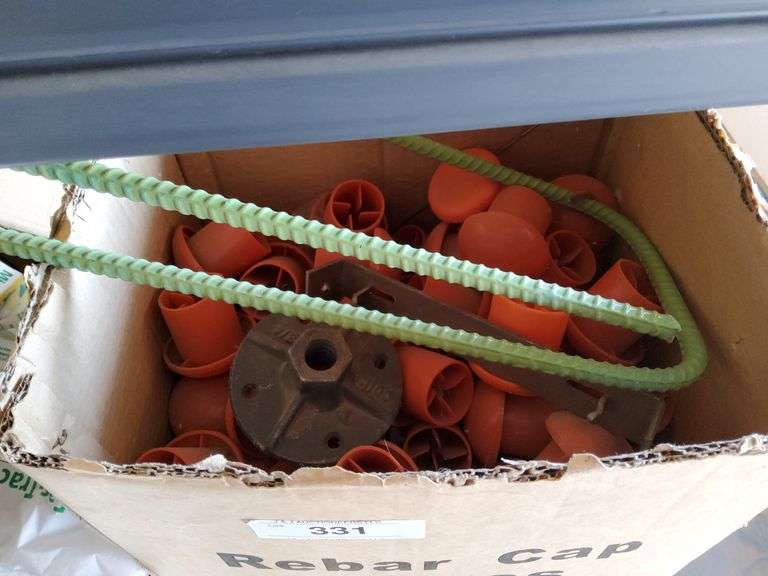 Rebar Caps, Anchors Bolts - J&J Auctioneers LLC