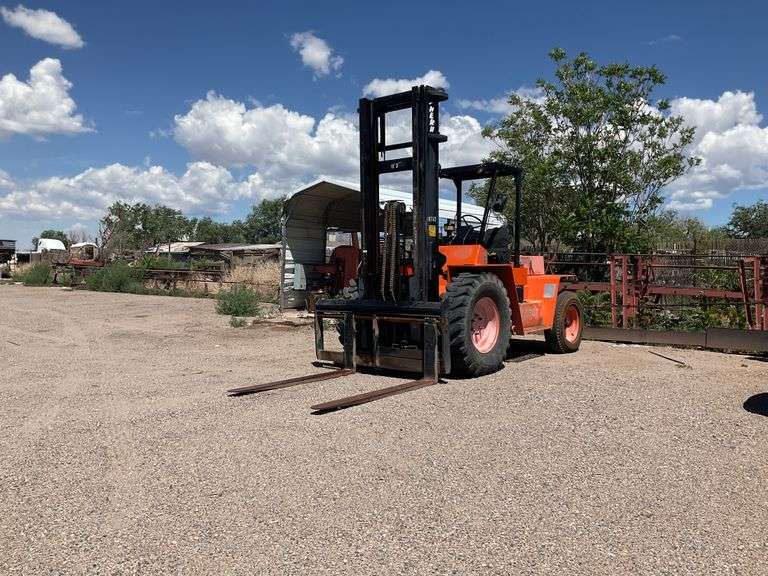 Manitou MT 120 12000 LB Rough Terrain Forklift - J&J Auctioneers LLC