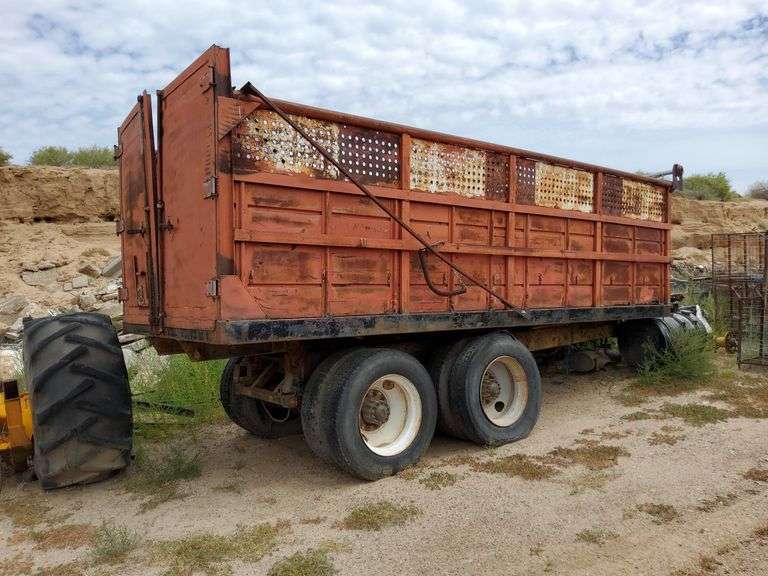 T/A Silage Trailer Frame- No title Belen NM - J&J Auctioneers LLC