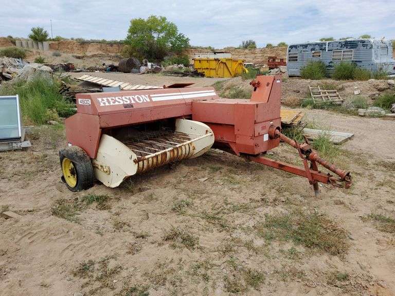 Hesston 4500 2 String Twine Baler - Belen NM - J&J Auctioneers LLC