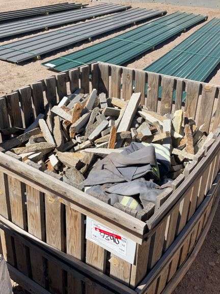 Crate of Decorative Rock – Albuquerque NM - J&J Auctioneers LLC