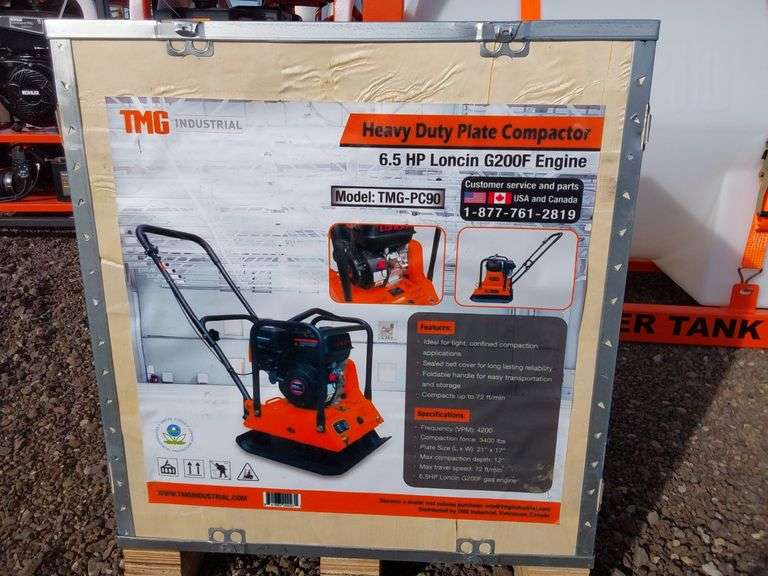 TMG-PC90- Vibratory Plate Compactor, - Albuquerque NM - J&J Auctioneers LLC