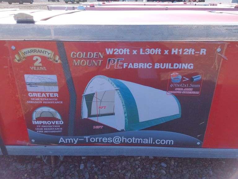 2023 Golden Mount- S203012R-300gsm PE Dome Storage Shelter - J&J ...