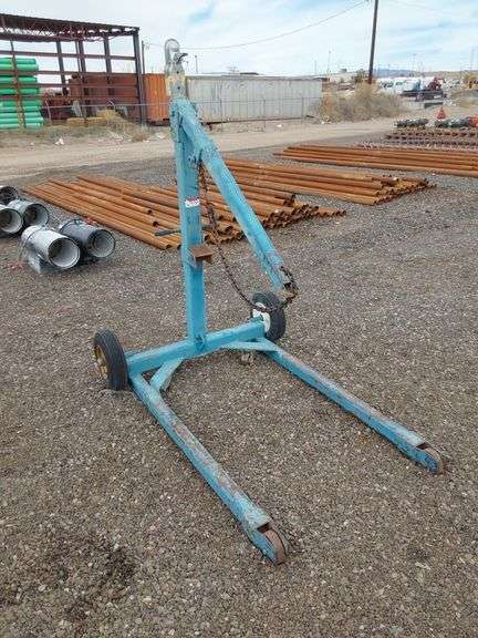 Tow Behind Engine Hoist - J&J Auctioneers LLC