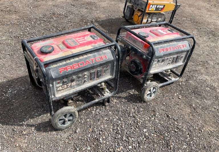 Qty (2) Predator 4375 Generators - J&J Auctioneers LLC