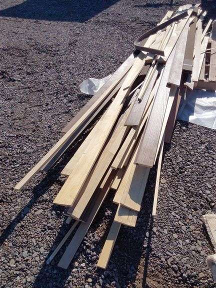 Pallet of Misc. Wooden Trim - J&J Auctioneers LLC