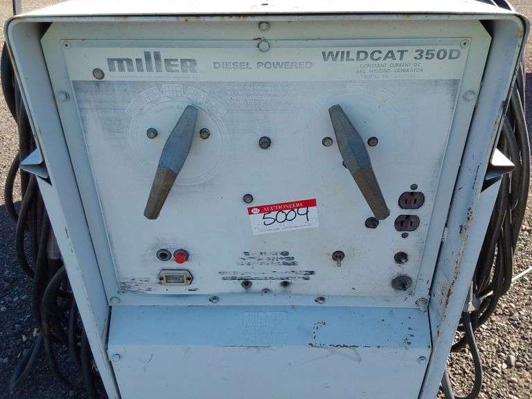 Miller Wildcat 350D Portable Welder - J&J Auctioneers LLC