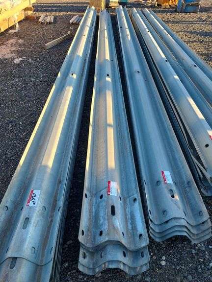 Qty 10 Guard Rail Sections - J&J Auctioneers LLC