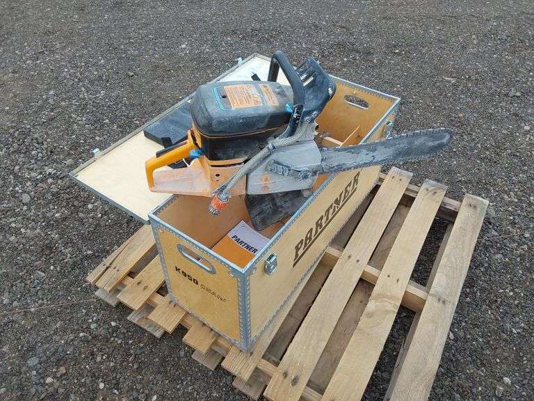 Partner K950 Diamond Concrete Chainsaw - J&J Auctioneers LLC