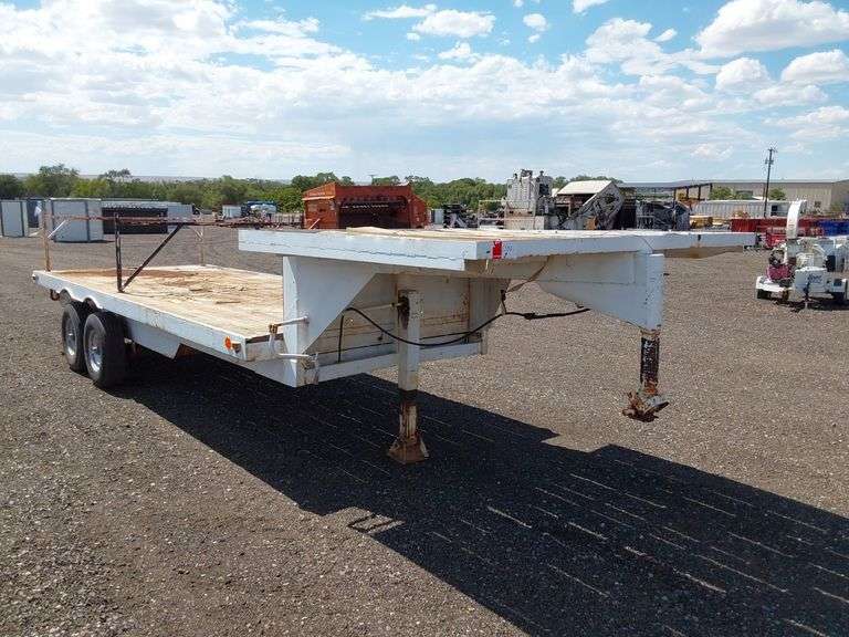 20ft x 95in Shop Built T/A Gooseneck Trailer Frame - J&J Auctioneers LLC