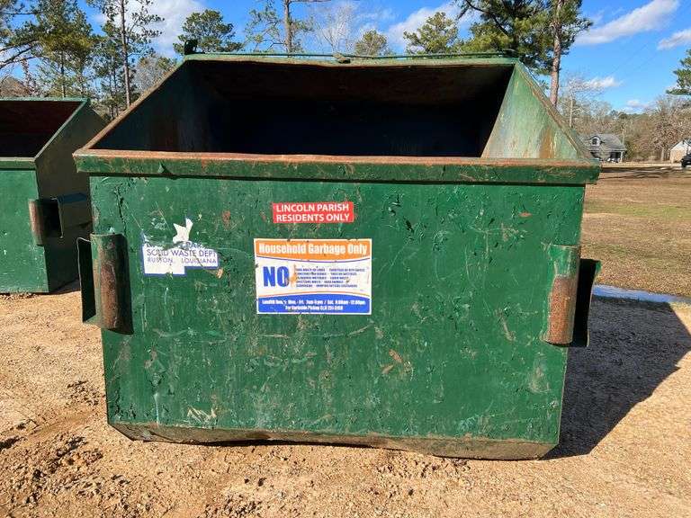 Overhead Load Trash Dumpster - JJ Merchant