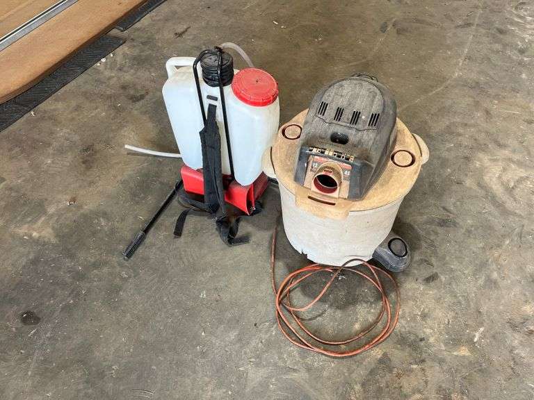 Ridgid Shop Vac and Solo Backpack Sprayer - JJ Merchant LLC