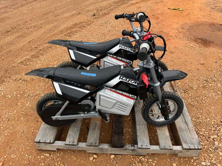 (2) Razor MX350 Dirt Rocket Electric Bike - JJ Merchant