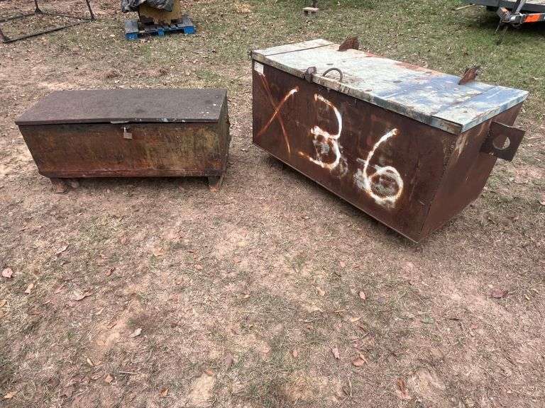 (2) Homemade Job Boxes and Ladder Rack - JJ Merchant LLC