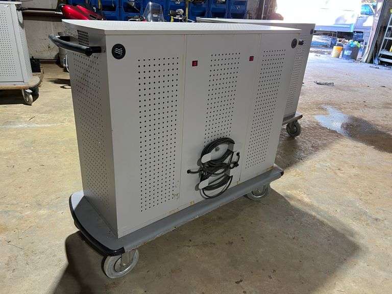 (2) Heavy-Duty Metal Carts - JJ Merchant