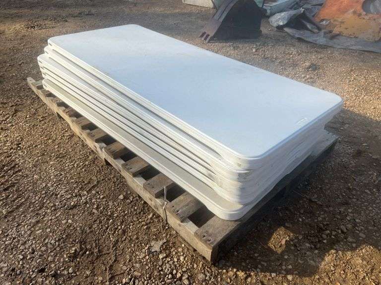 (7) Lifetime Foldable Tables - JJ Merchant LLC