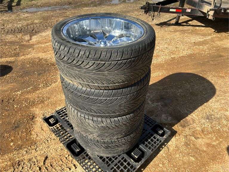 (4) Lexani LX Nine Tires 305/40 R22 with Rims - JJ Merchant