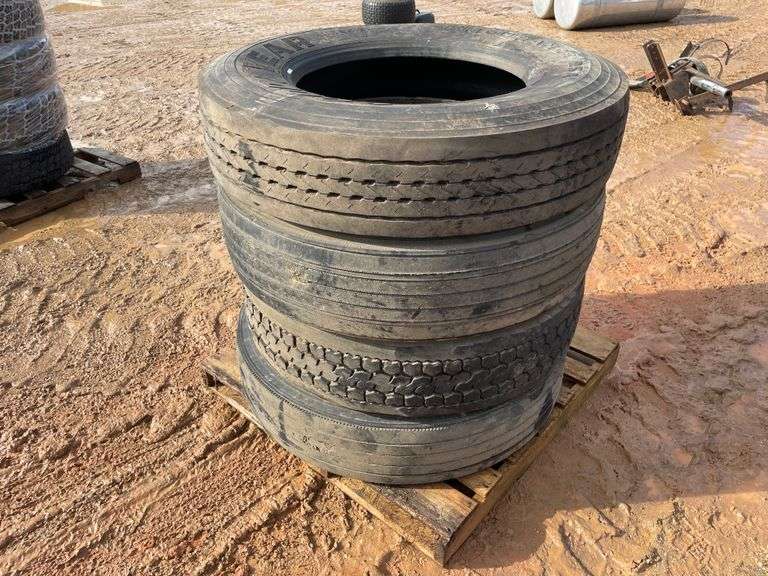 (4) Goodyear Endurance RSA 11R 24.5 Tires - JJ Merchant LLC