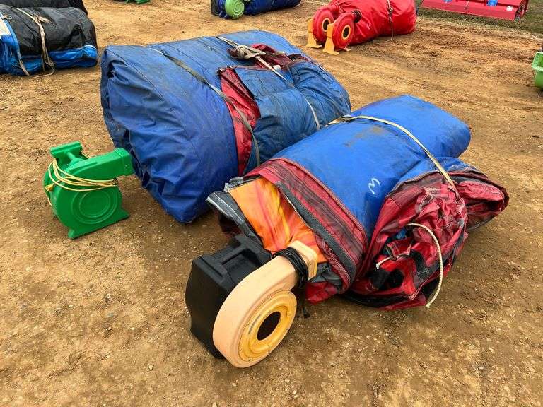 Red Marble 19' Inflatable Water Slide - JJ Merchant LLC