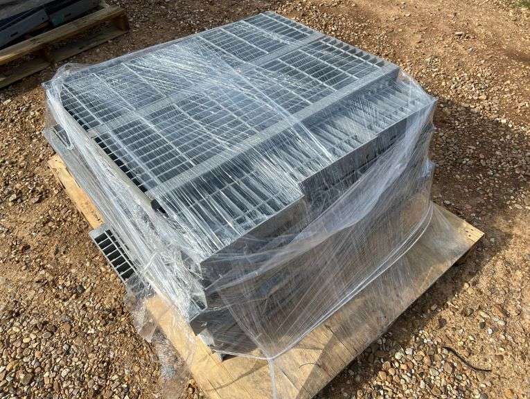 (20) Galvanized Serrated Stair Tread - JJ Merchant LLC