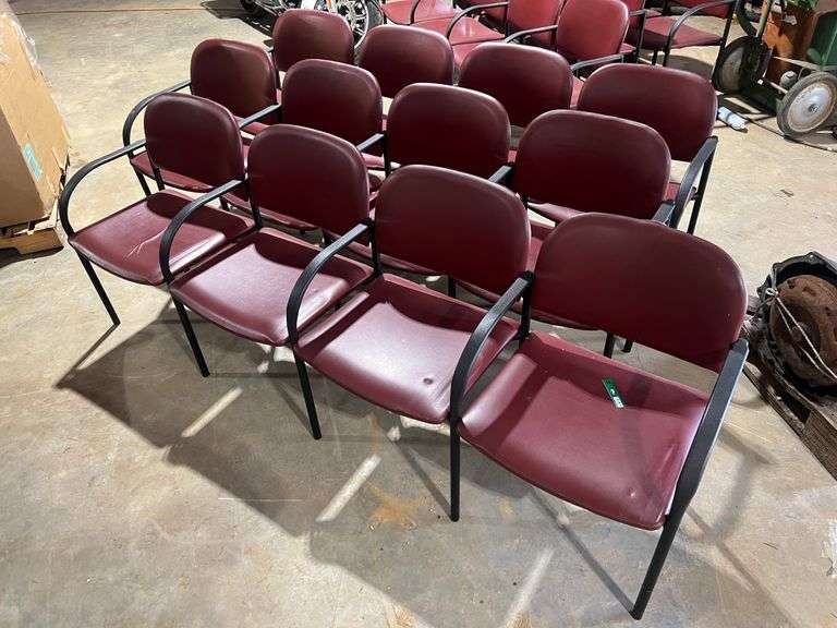 (3) Rows of 4 Seater Audience Chairs - JJ Merchant LLC