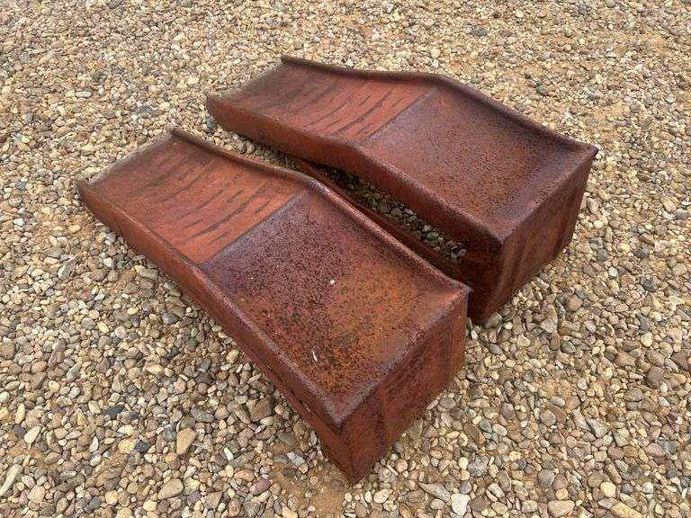 (2) Metal Truck Loading Ramps - JJ Merchant