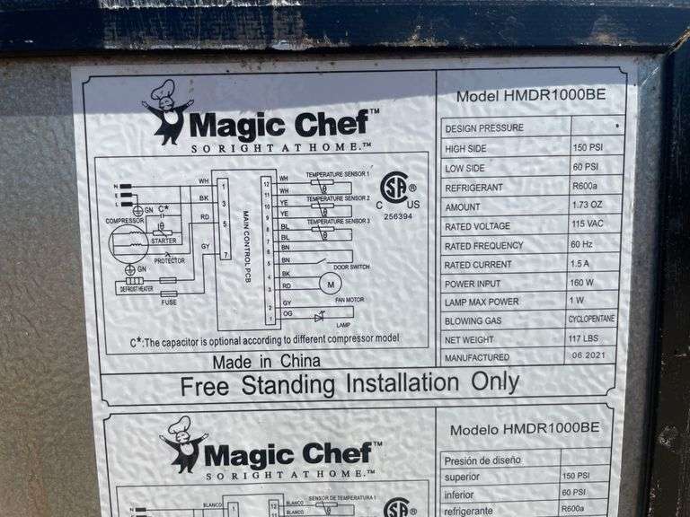 Magic Chef Refrigerator - JJ Merchant