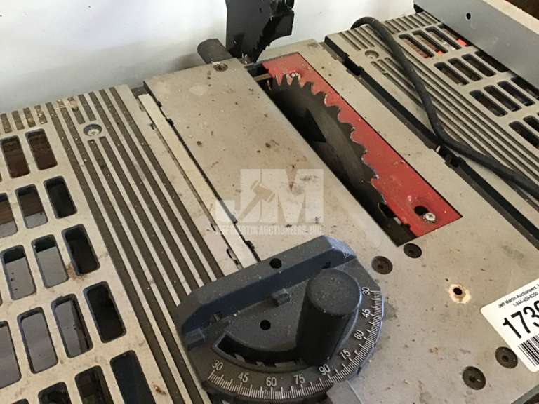 CRAFTSMAN 137.221960 TABLE SAW Jeff Martin Auctioneers Inc