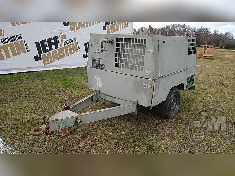 1997 LEROI Q125D 125 PORTABLE AIR COMPRESSOR - Jeff Martin Auctioneers ...