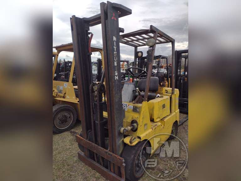 MITSUBISHI FGC25 FORKLIFT SN: AF82A-53760 - Jeff Martin Auctioneers, Inc.