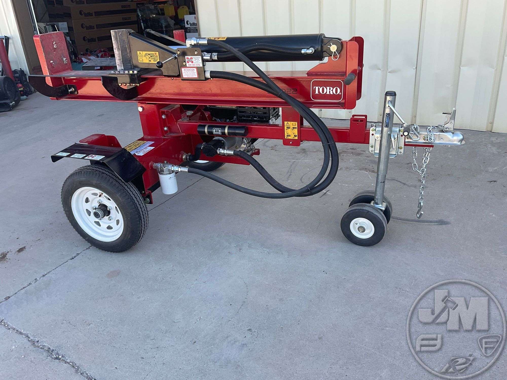 2022 TORO LS 922 SN 411740773 TOWABLE HYDRAULIC LOG SPLITTER Jeff Martin Auctioneers Inc