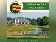 CANEBRAKE GOLF PACKAGE FOR 4 PLUS CARTS - Jeff Martin Auctioneers, Inc.