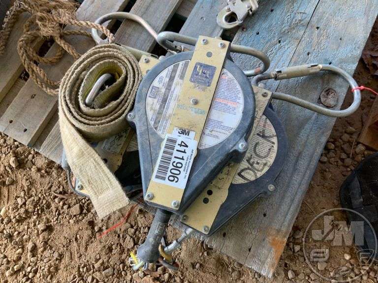 QTY OF (3) 50’ SELF-RETRACTING LIFELINES - Jeff Martin Auctioneers, Inc.