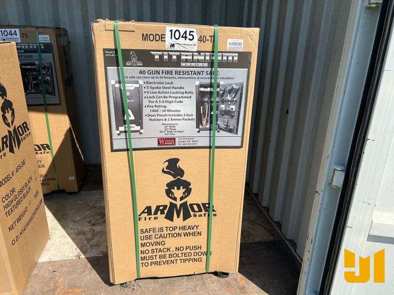 ARMOR FIRE SAFES TITANIUM SERIES 40 GUN FIRE RESISTANT SAFE - Jeff ...