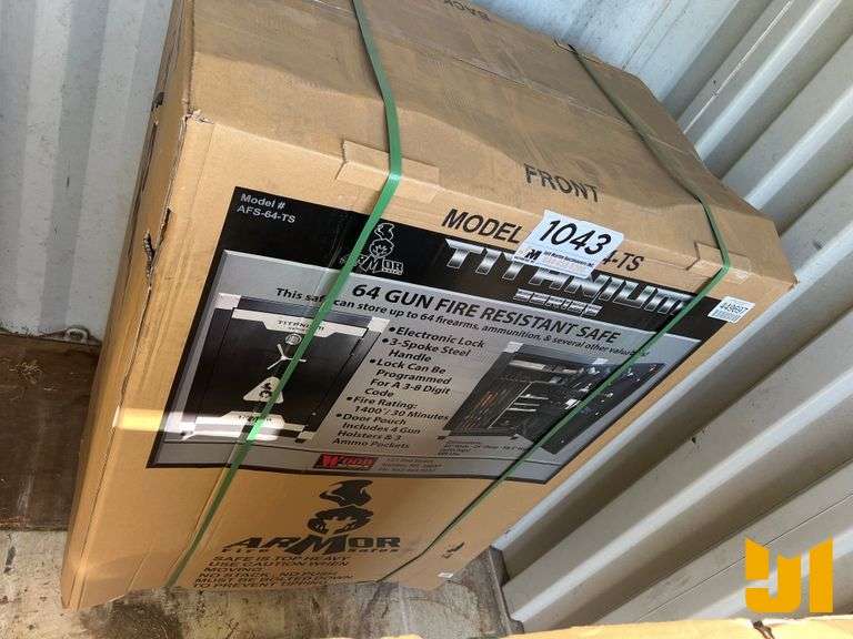 ARMOR FIRE SAFES TITANIUM SERIES 64 GUN FIRE RESISTANT SAFE - Jeff ...