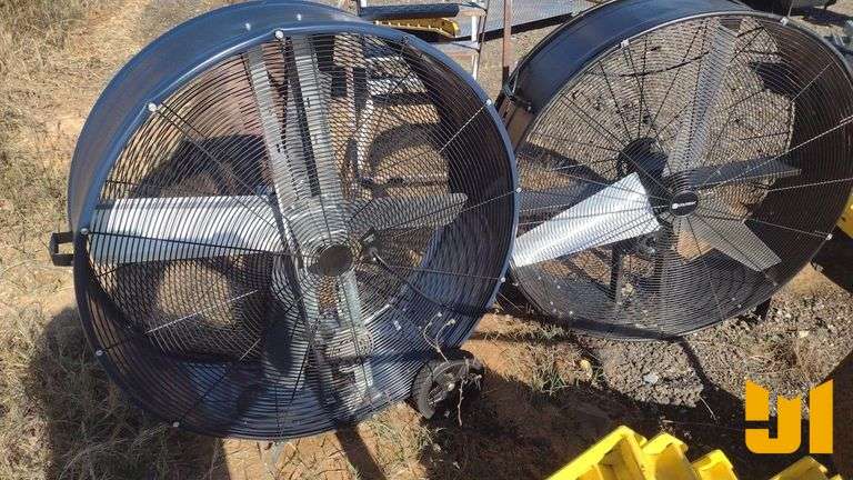 QUANTITY OF (2) UTILITECH PORTABLE ELECTRIC SHOP FANS - Jeff Martin ...
