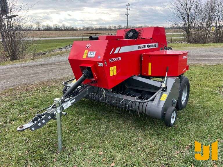2021 MASSEY FERGUSON SQUARE BALER MF1840 SN: M18400NHBS3165 - Jeff ...