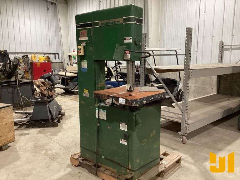 POWERMATIC 81 VERTICAL BANDSAW - Jeff Martin Auctioneers, Inc.
