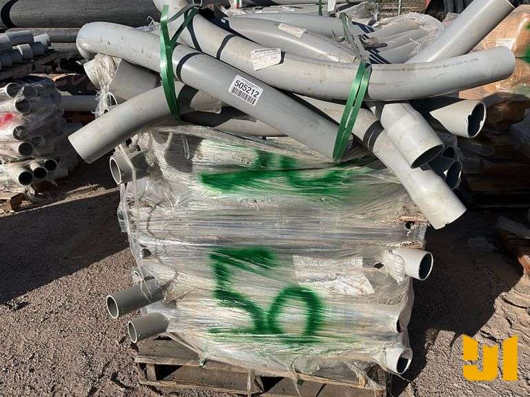 PALLET OF APPROX (100) ATKORE SCHEDULE 40 PVC 90S - Jeff Martin ...