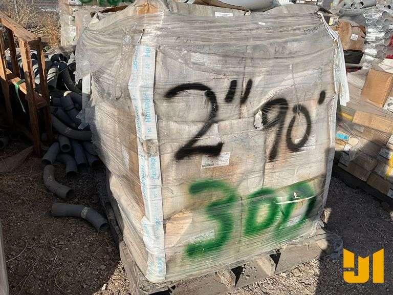 PALLET OF APPROX (300) ATKORE 2" SCHEDULE 40 PVC 90S - Jeff Martin ...