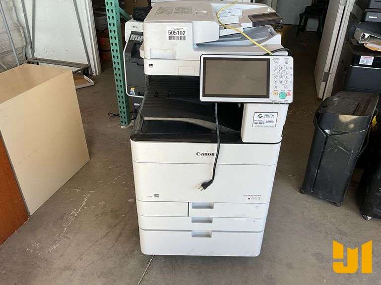 CANNON IMAGE RUNNER ADVANCE COPIER - Jeff Martin Auctioneers, Inc.