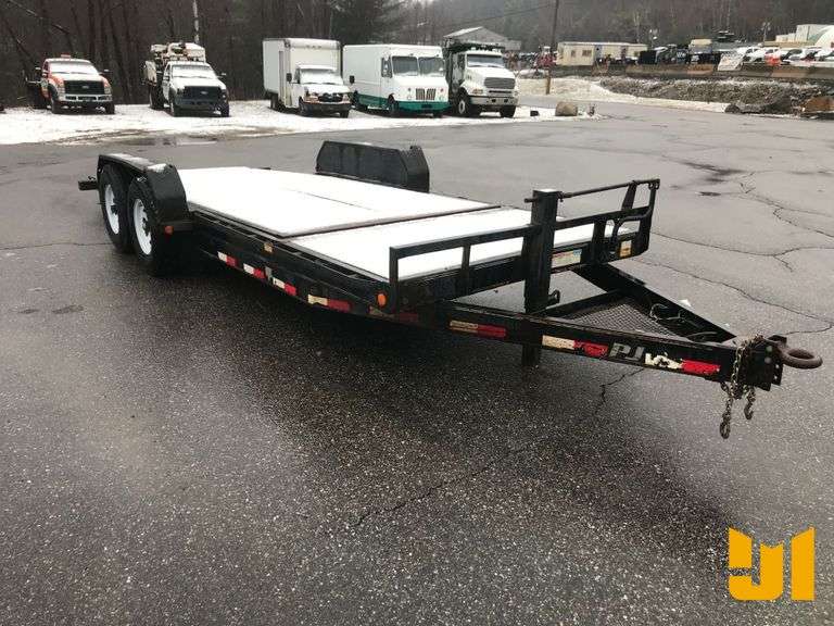 2014 PJ TAG A LONG TILT DECK TRAILER 7 TON VIN: 4P5T62025E3009572 ...